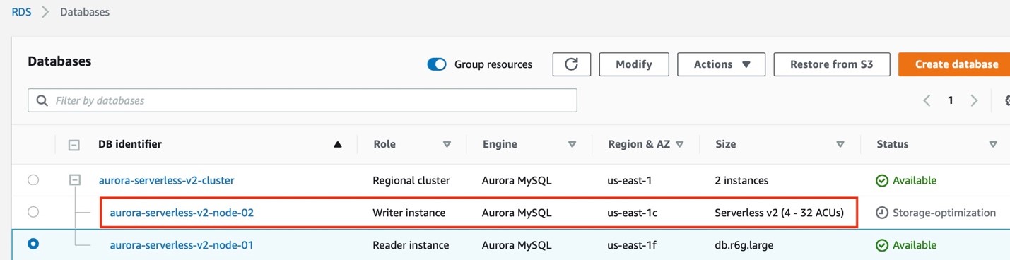 快速上手云原生数据库Amazon Aurora Serverless v2 极致弹性伸缩体验