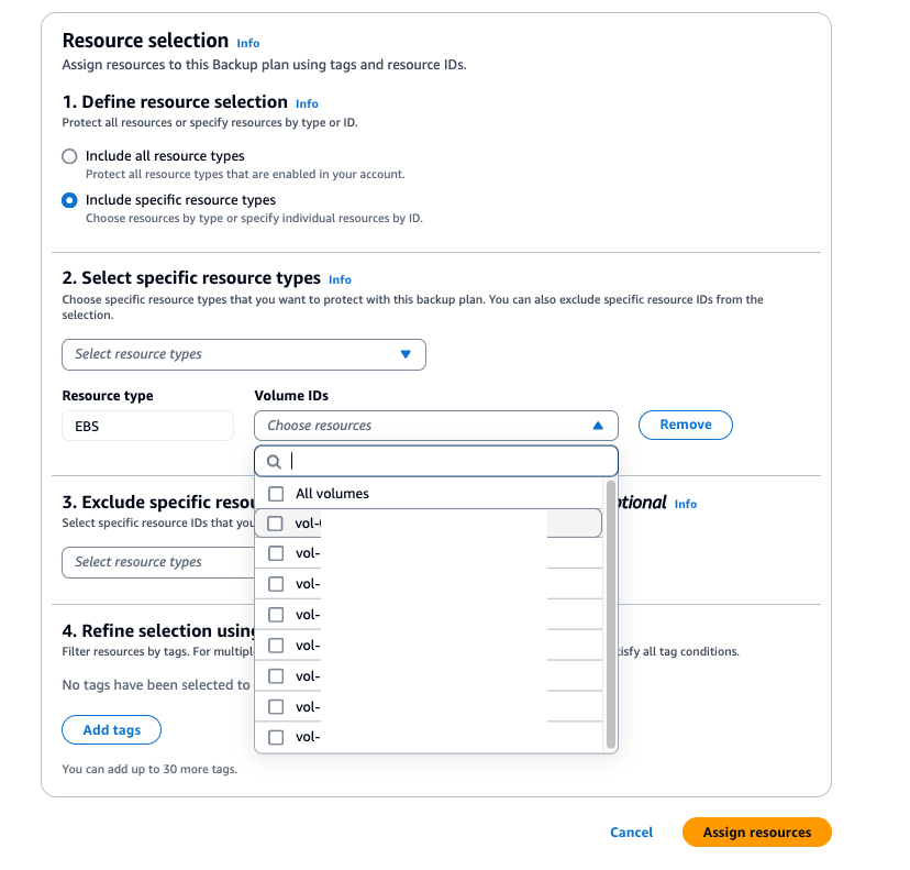 使用 AWS Backup 保护重要的 Amazon EBS 卷 使用 AWS Backup 保护重要的 Amazon EBS 卷