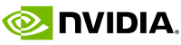 NVIDIA logo with visual computing branding. The image features the NVIDIA eye symbol and the company name.