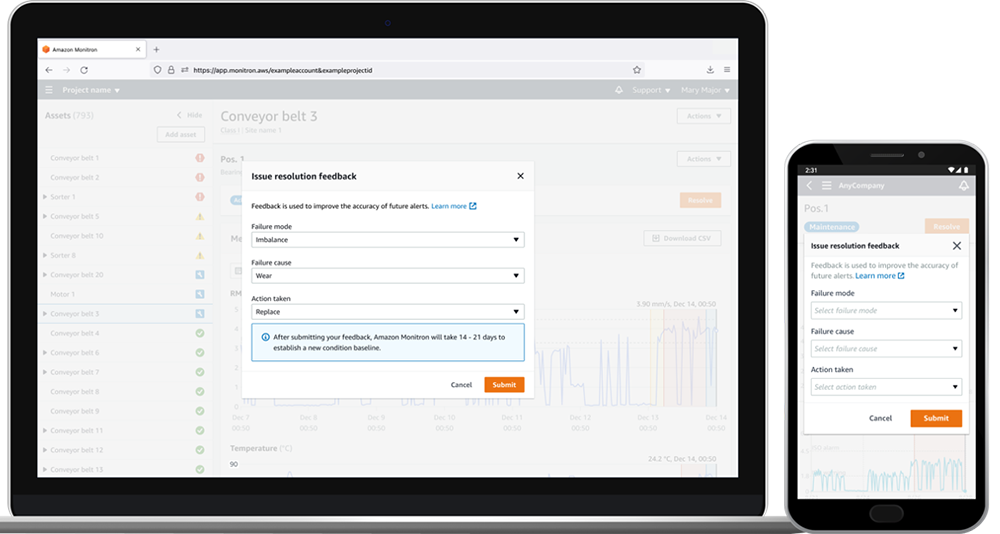 Amazon Monitron – Equipment Condition Monitoring System Features ...