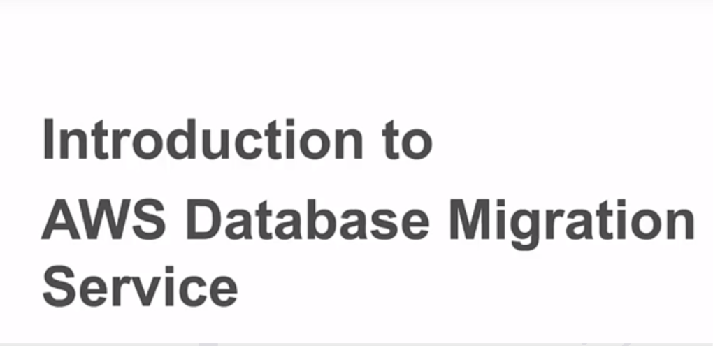 Amazon DMS入门_AWS DMS数据库迁移服务-AWS云服务
