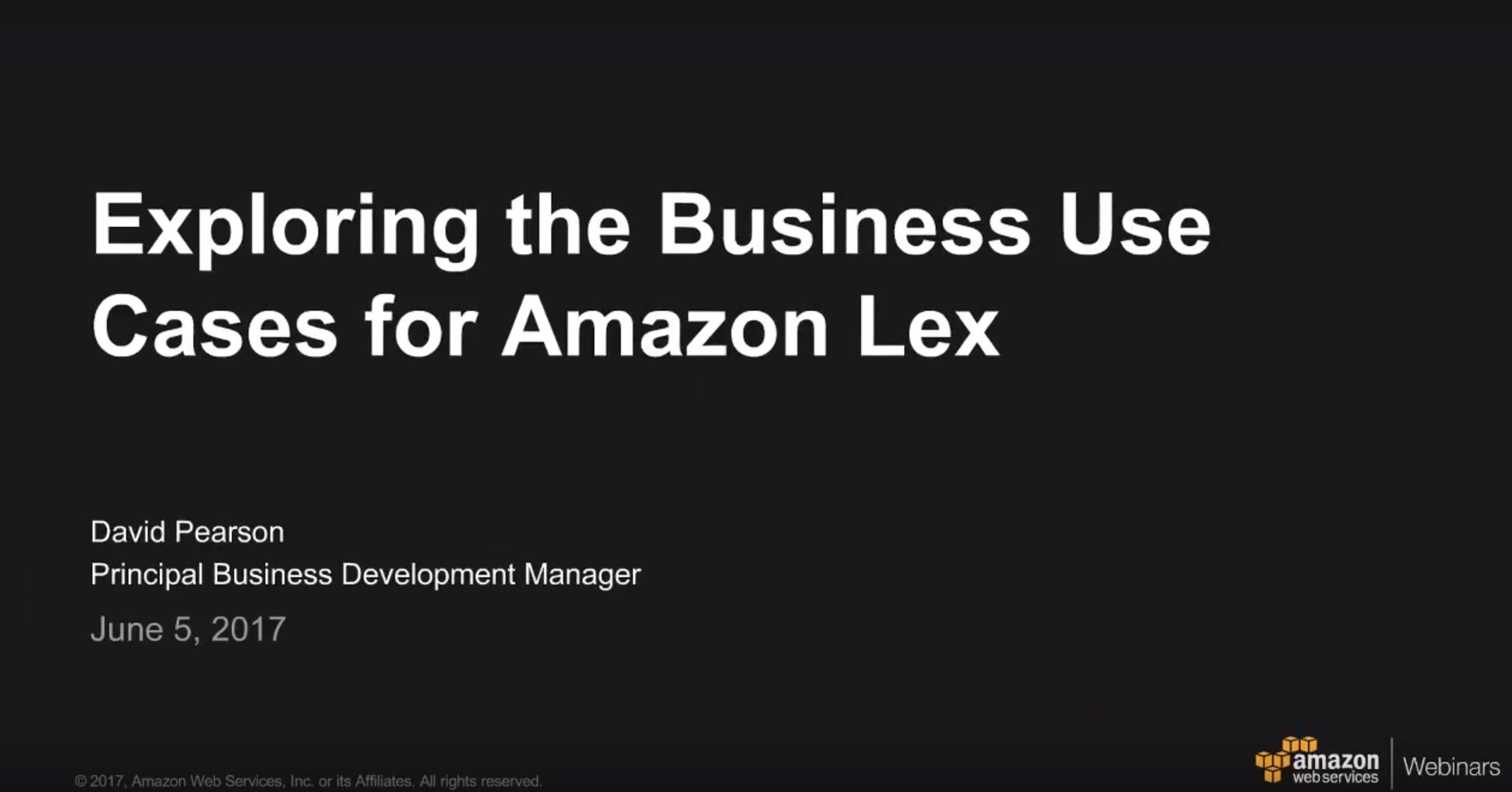 Amazon Lex 入門