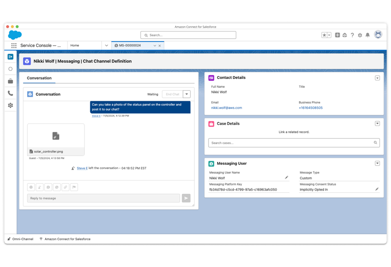 Salesforce Service Cloud Voice and Amazon Connect